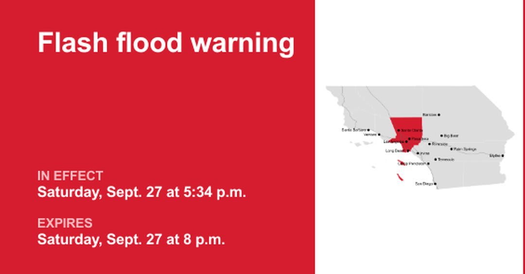 Flash Flood Warning in Los Angeles: Urgent Alerts and Safety Tips