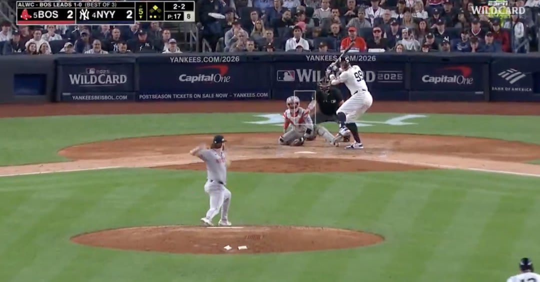 Aaron Judge's Controversial Moment During Postseason Game