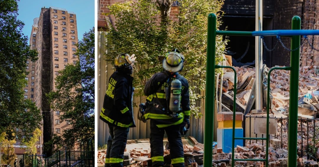Explosion Leads to Building Collapse in Mott Haven, Bronx