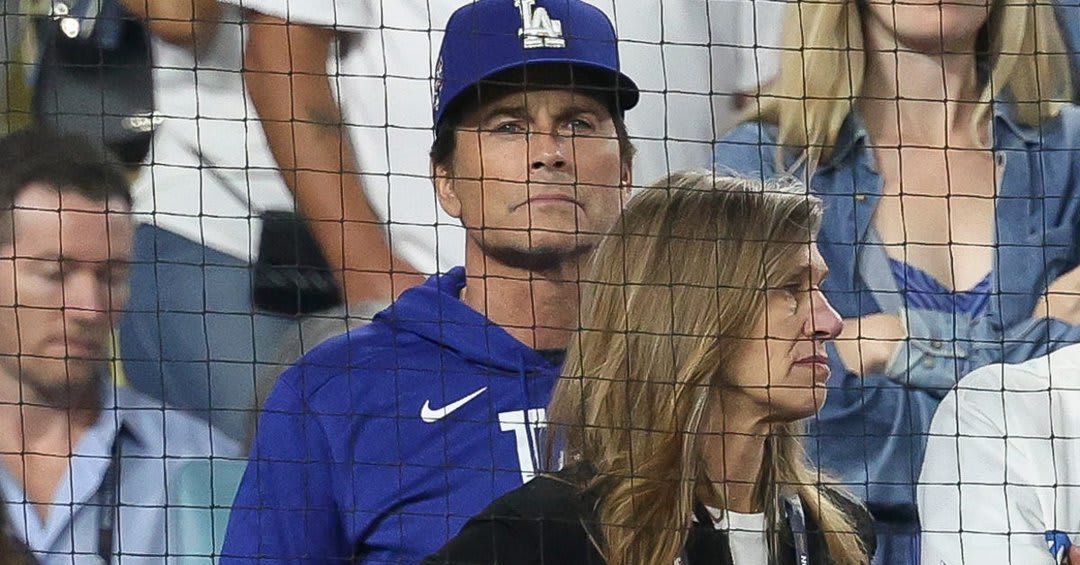 Rob Lowe Cheering for Dodgers Leaves Reds Fans in Shock