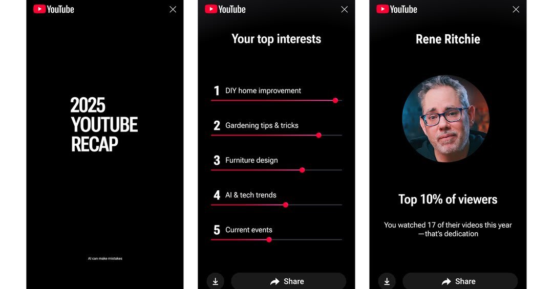 YouTube Launches Year-End Music Recap Feature for 2025